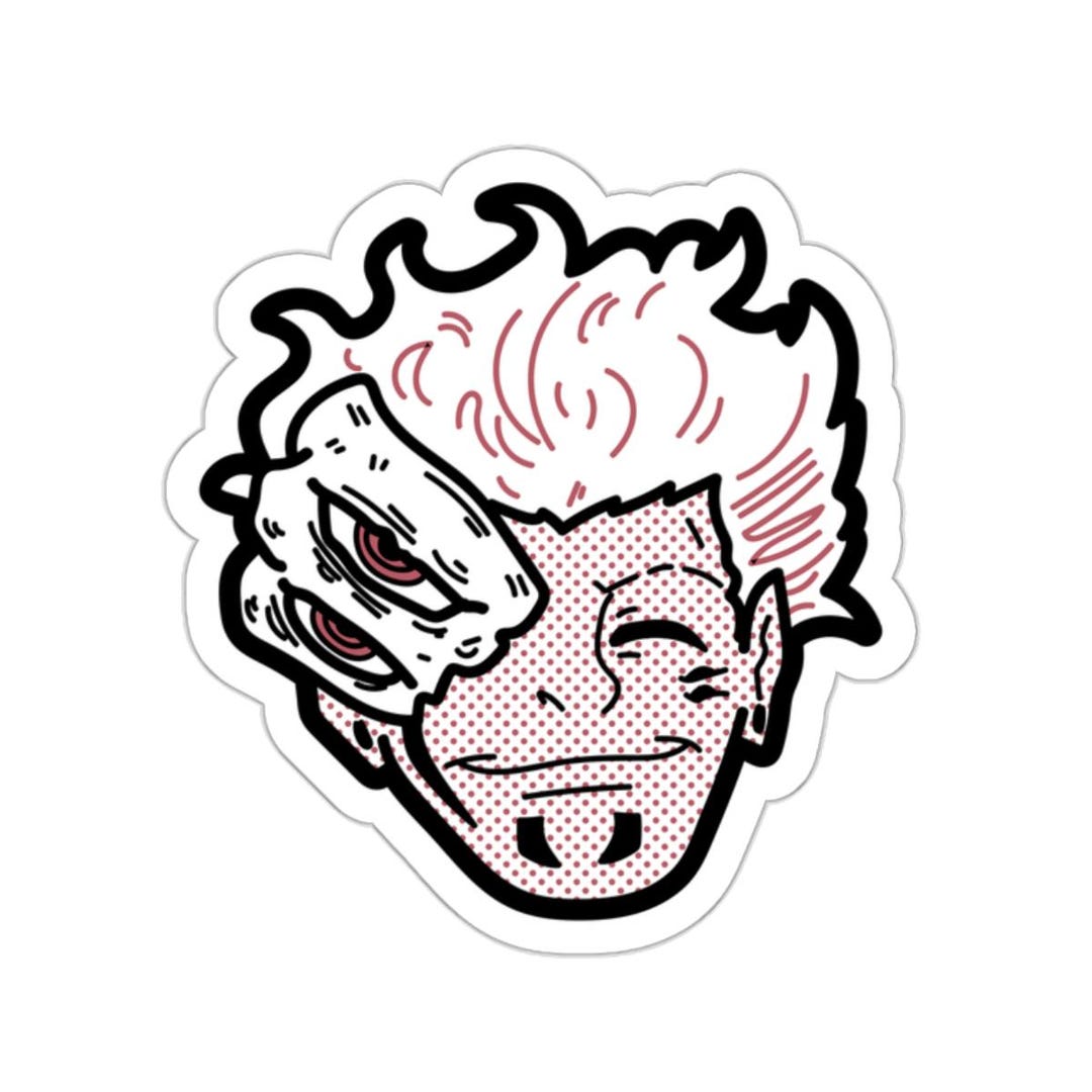 Sukuna Anime Gear Sticker, Anime Merch, Jujutsu Kaisen ,anime Stickers ...
