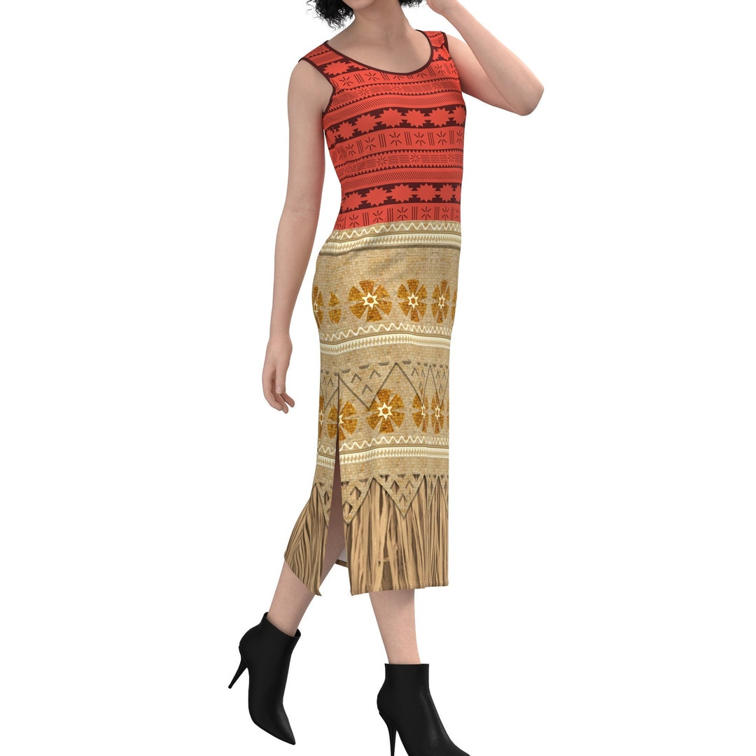Moana Costume Cosplay Motunui Te Fiti Maui Vaiana Oceania Disney ...
