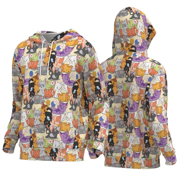 Anime Cats Sweater - Etsy