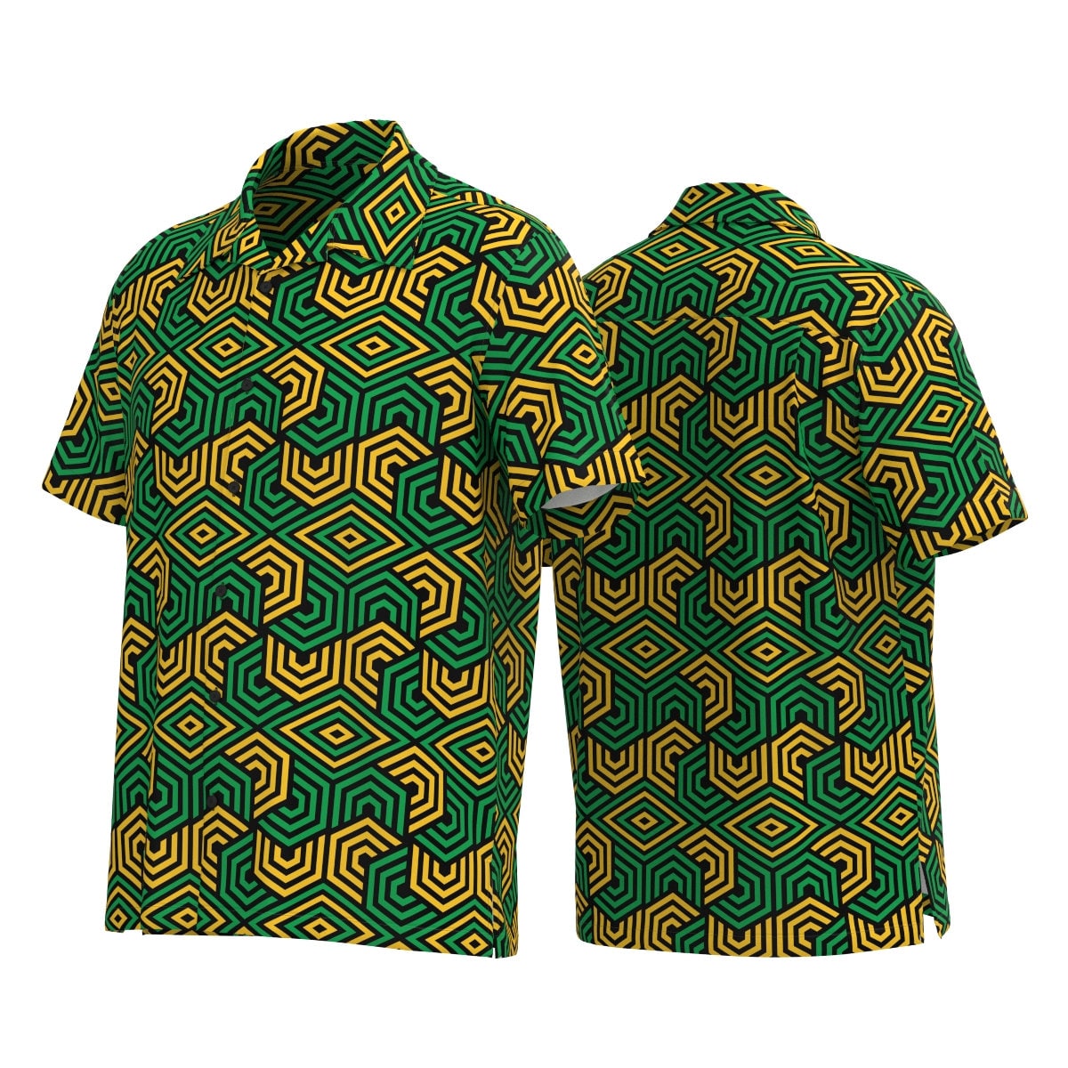 Jamaica Flag Inspired the Cross Black Yellow Gold Green Jamaican ...