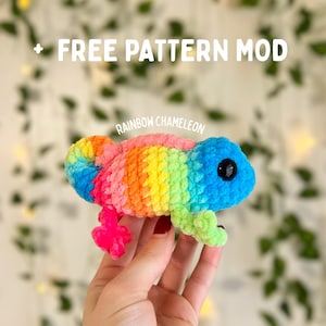 LOW-SEW Carmie the Chameleon PDF Pattern Only With Pattern Mod - Etsy UK