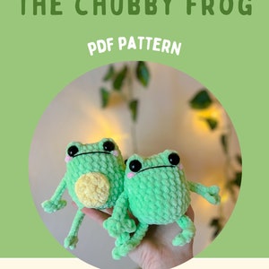 Francis the Chubby Frog Crochet Pattern PDF Only - Etsy