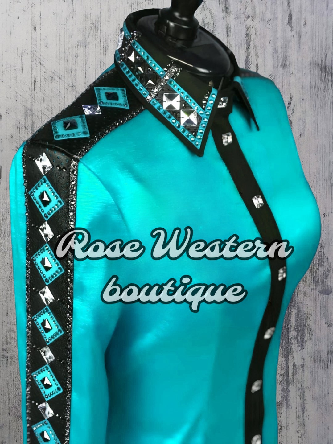 Western Show Shirt - Etsy