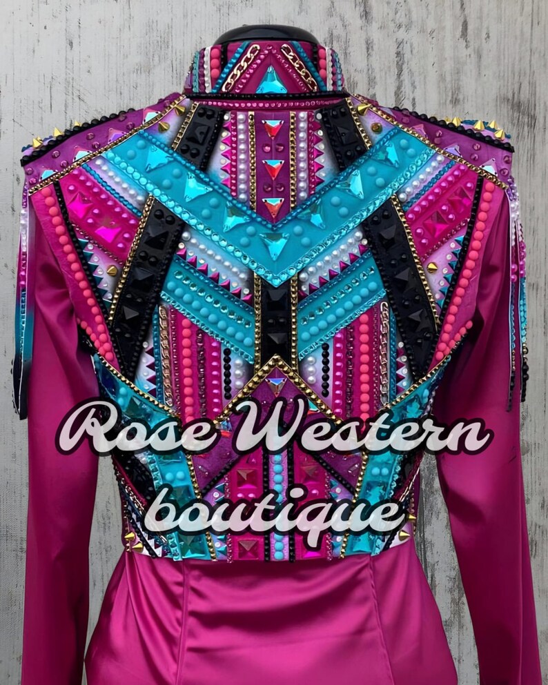 Western Show Vest and Shirt - Etsy