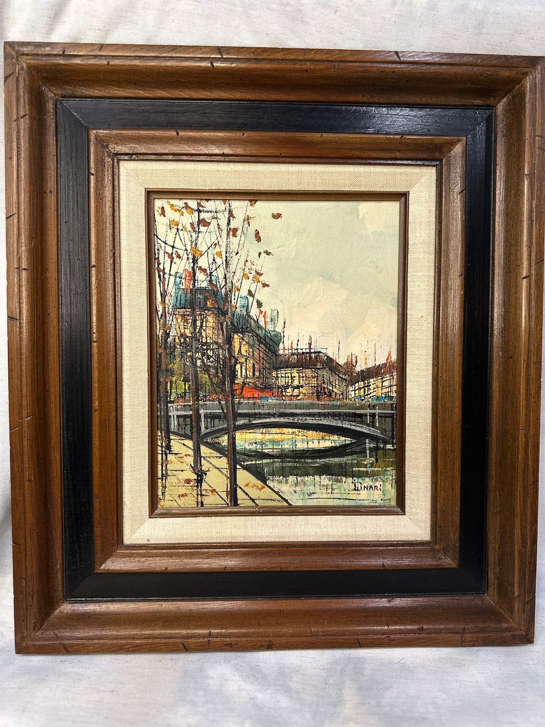 Paris Scene Original Painting by Giacomo Linari - Etsy