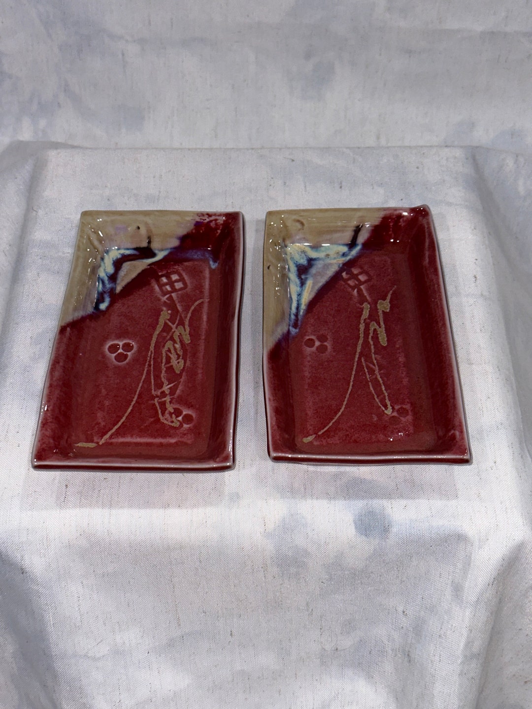Ceramic Rectangular Platter | Set of 2 - Etsy