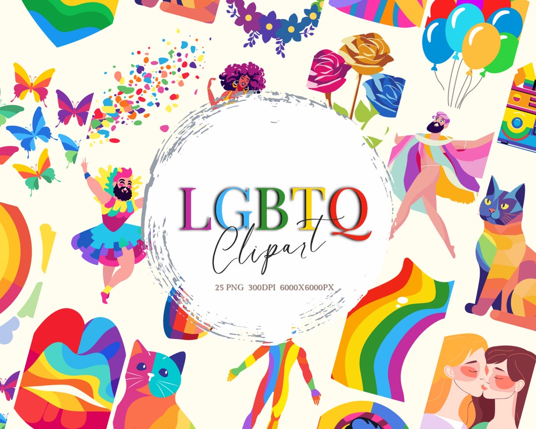 LGBTQ Rainbow Clipart, Rainbow Clipart, Rainbow, Lgbt, Pride, Gay Pride ...
