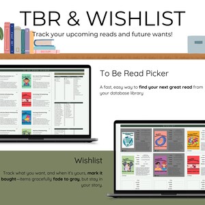 2025 Book Tracker Spreadsheet Template Reading Journal Review Log for ...