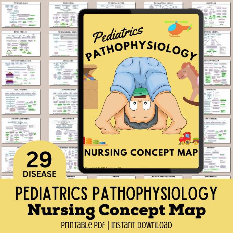 25 Pediatrics Pathophysiology Nursing Concept Map Disease ...