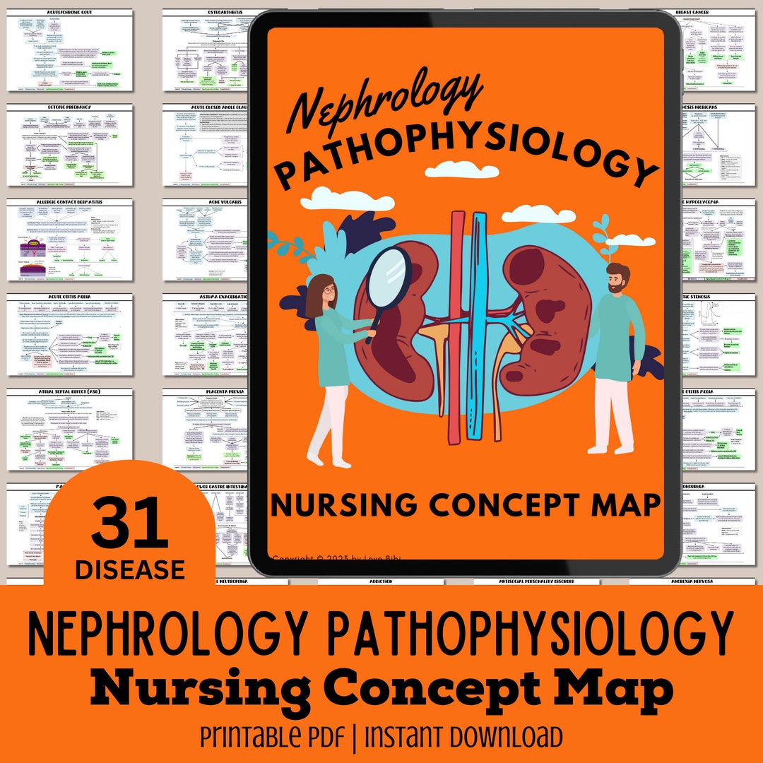 18+ Nephrology Pathophysiology Nursing Concept Map Diseases ...