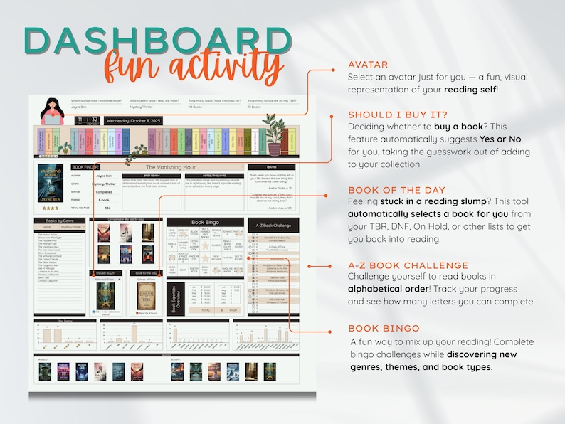 2026 Ultimate Reading Book Tracker Google Sheets Template Excel ...