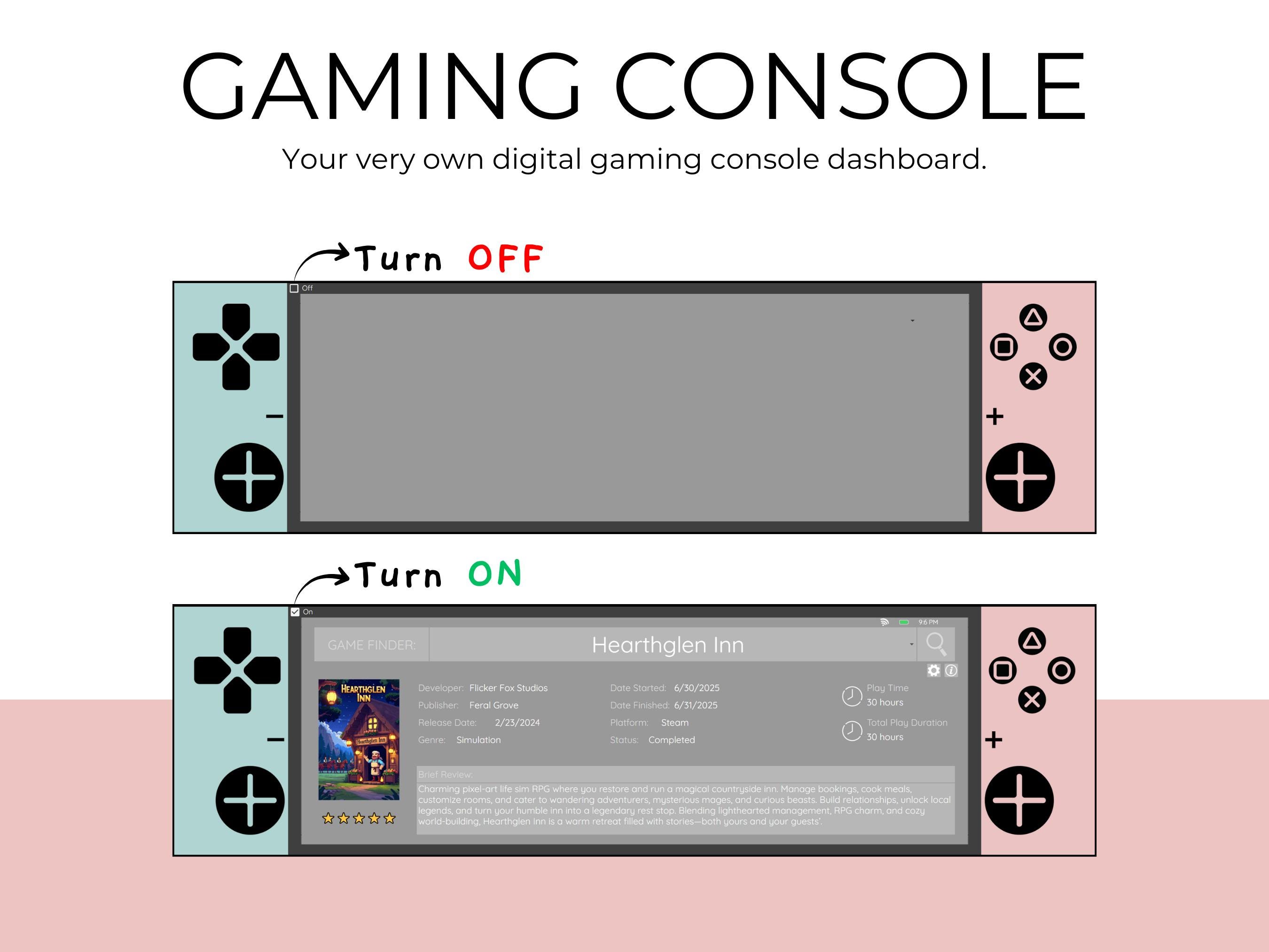 Ultimate Gaming Tracker Video Game Spreadsheet Template Game Review and ...