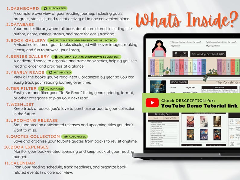 2026 Ultimate Reading Book Tracker Google Sheets Template Excel ...
