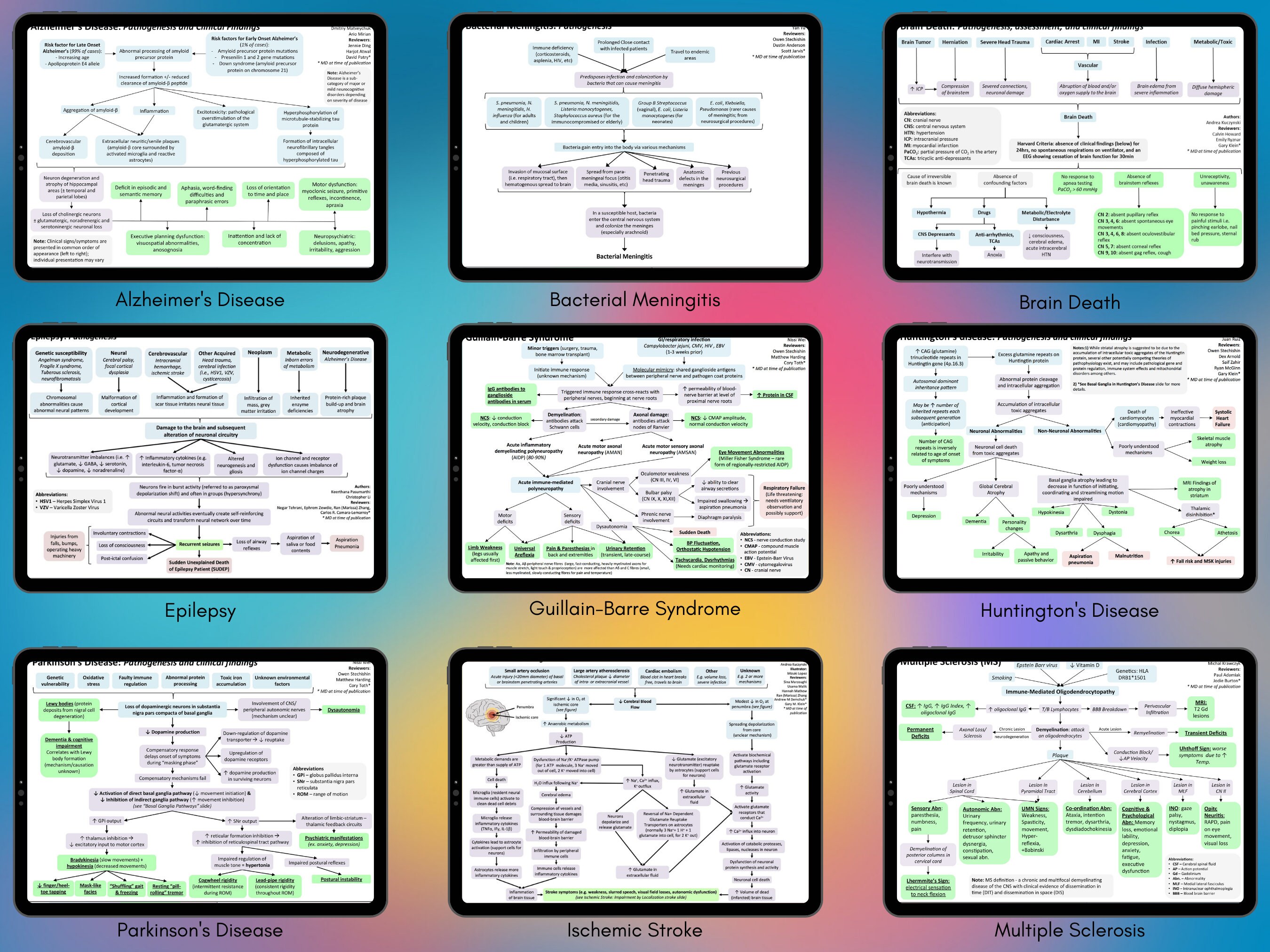 Cardiology Pathophysiology Neurology Pathophysiology Bundle Nursing ...