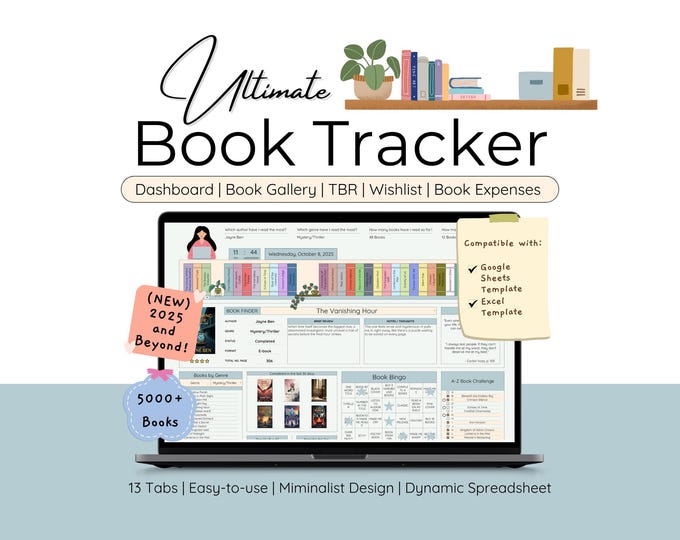 Printable TBR Cards, to Be Read Prompts, TBR Game, Book Gift, Bookish ...