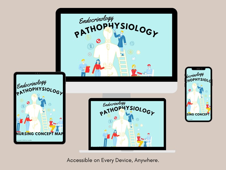 24 Endocrinology Pathophysiology Nursing Concept Map Diseases ...