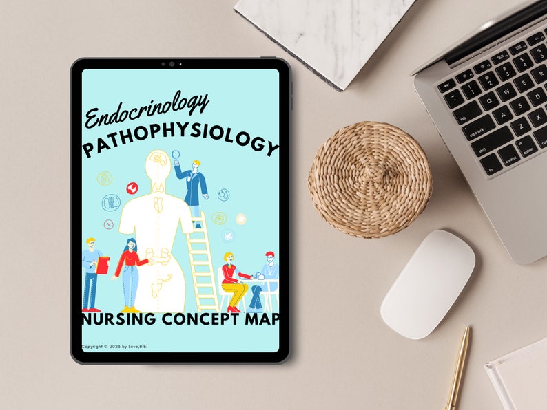 24 Endocrinology Pathophysiology Nursing Concept Map Diseases ...
