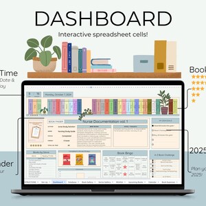 2025 Reading Tracker Spreadsheet Book Tracker Spreadsheet Template ...