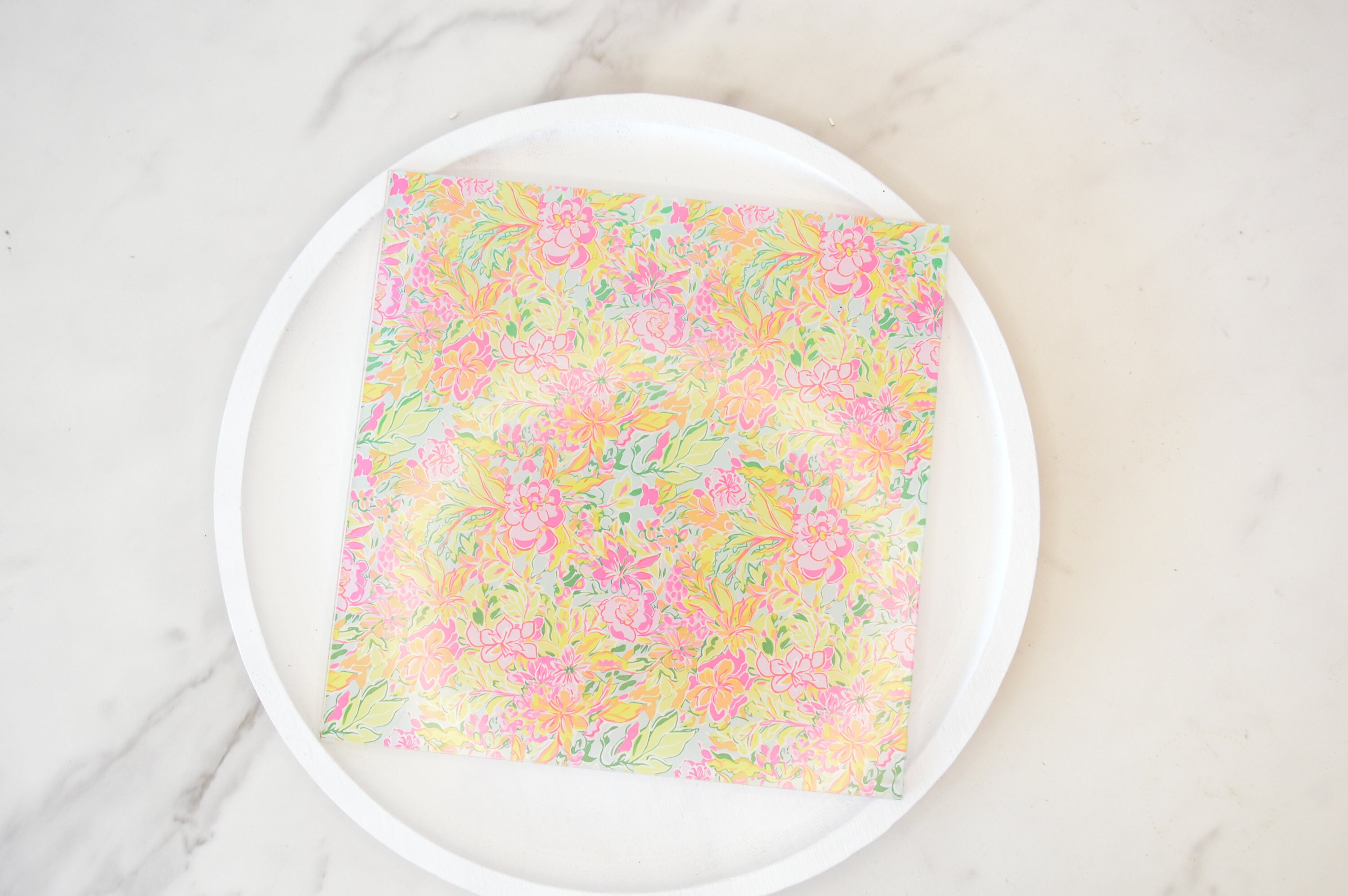 Preppy Summer Acrylic Sheet, Pattern Acrylic, Seamless, Craft Supplies ...