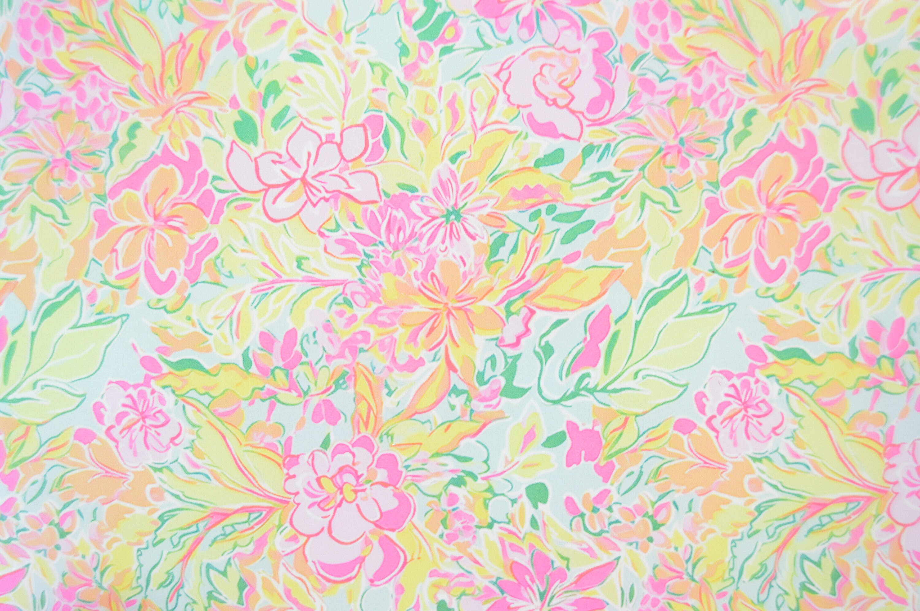 Preppy Summer Acrylic Sheet, Pattern Acrylic, Seamless, Craft Supplies ...