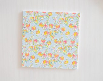 Preppy Summer Acrylic Sheet, Pattern Acrylic, Seamless, Craft Supplies ...