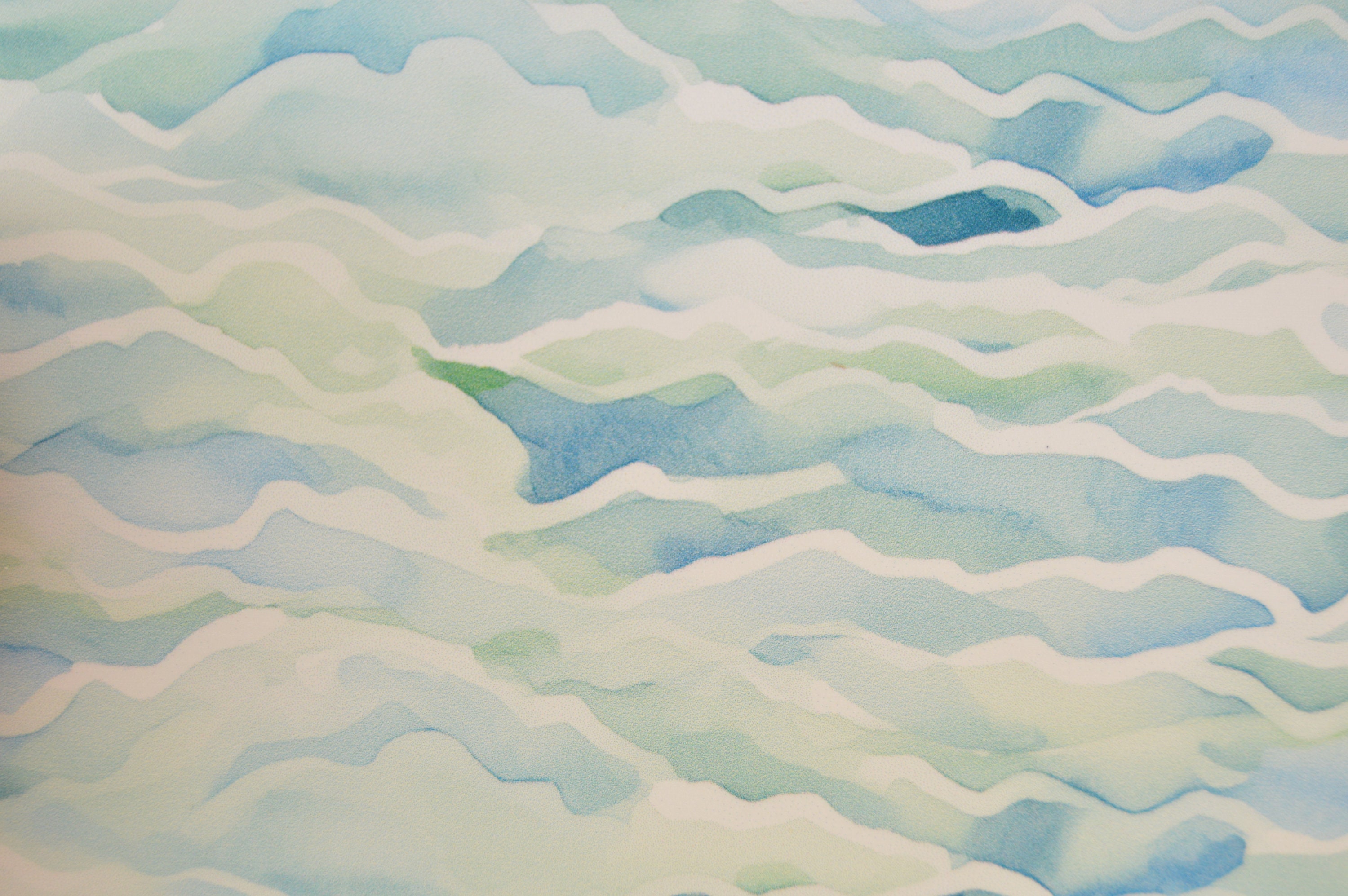 Ocean Waves Acrylic Sheet, Pattern Acrylic, Seamless, Craft Supplies ...