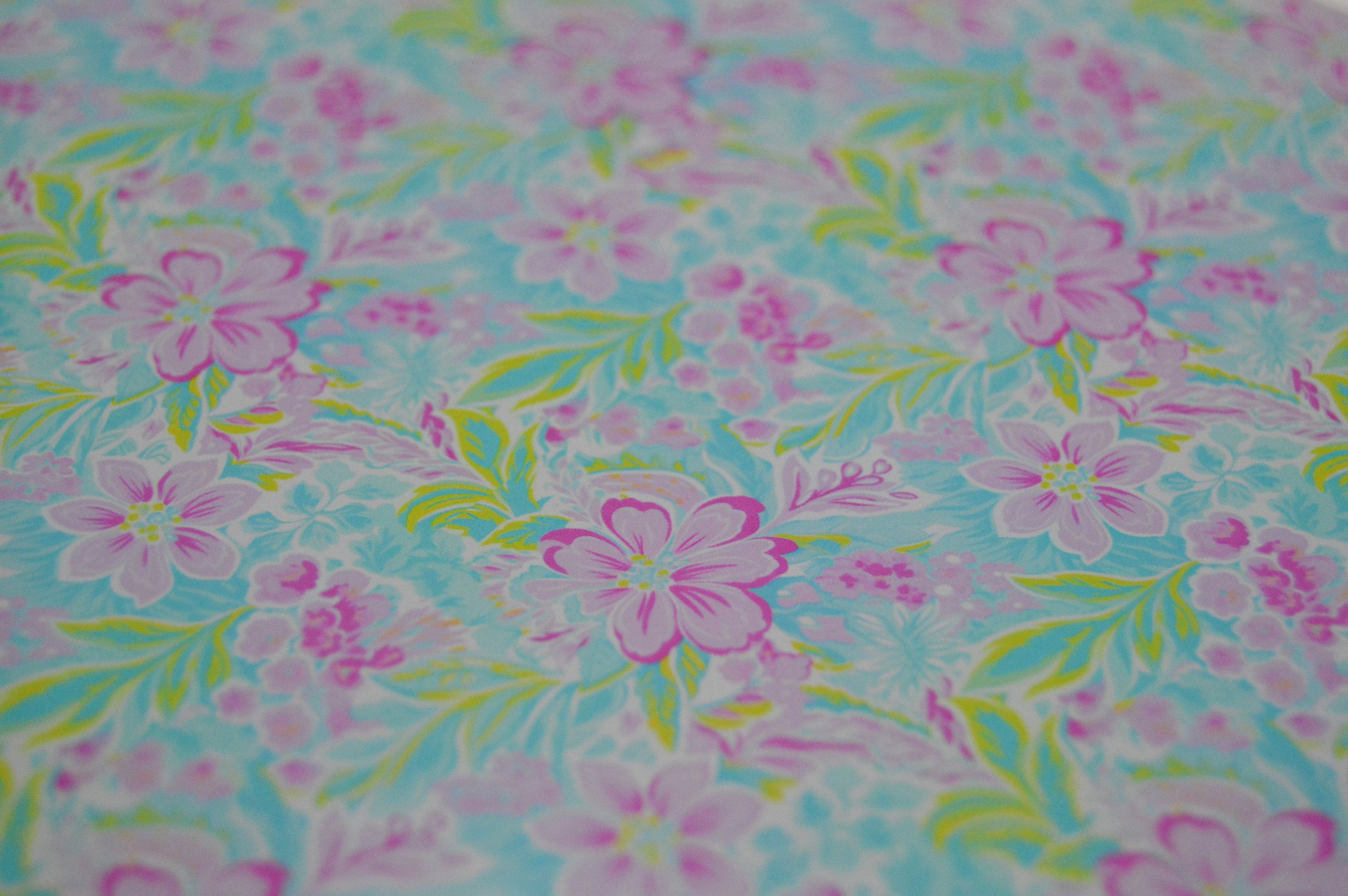 Preppy Spring Floral Acrylic Sheet, Pattern Acrylic, Seamless, Craft ...