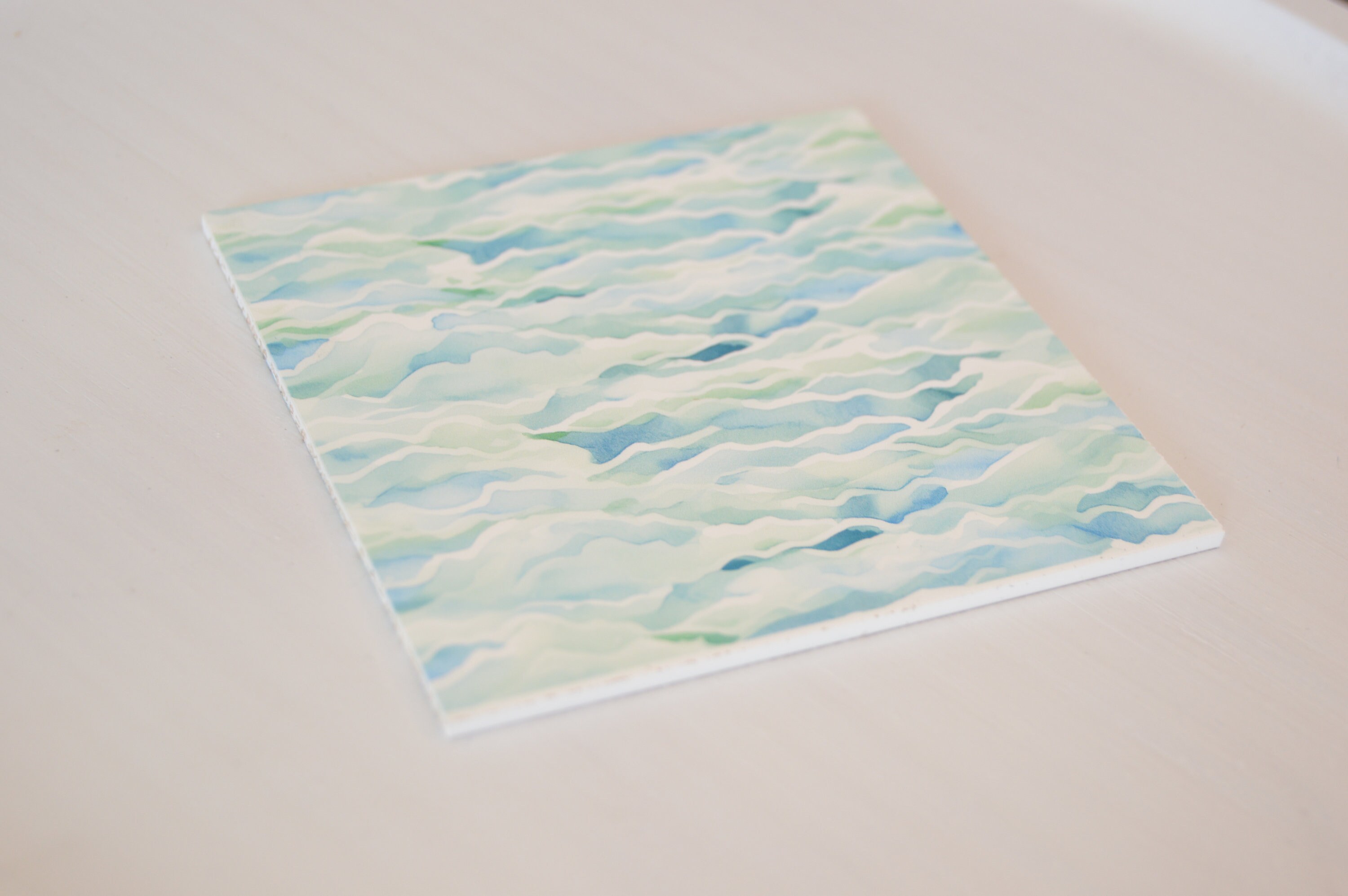 Ocean Waves Acrylic Sheet, Pattern Acrylic, Seamless, Craft Supplies ...