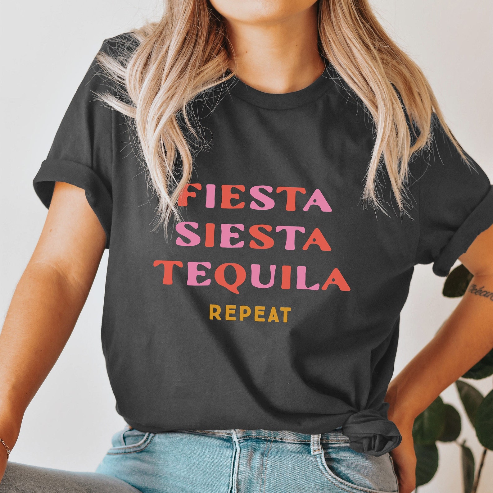Mexico Fiesta Siesta Tequila Bachelorette Party Shirts, Mexican-theme ...
