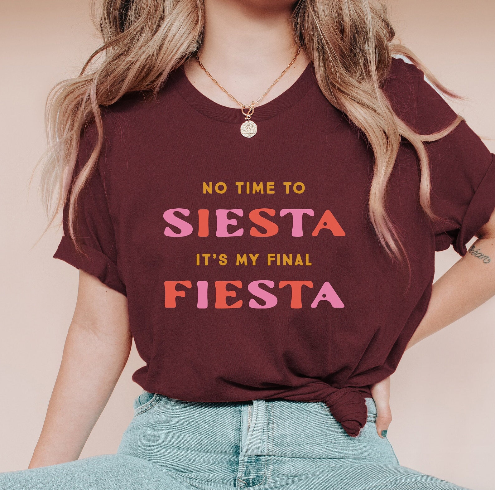 Mexico Fiesta Siesta Tequila Bachelorette Party Shirts, Mexican-theme ...