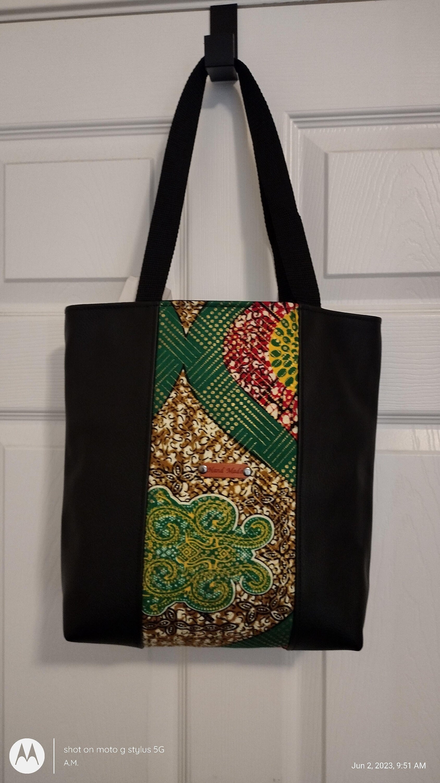 African Print Inspired Tote Bag - Etsy