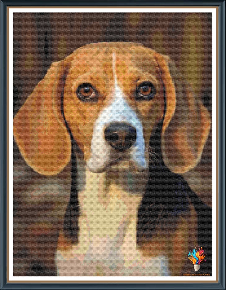 High Detail Beagle Cross Stitch Pattern High Detail Pattern Keeper ...