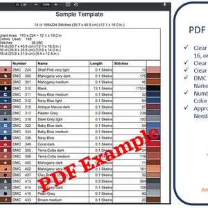 Autumn Bear Retreat Cross Stitch Pattern | Tranquil Nature Scene | DMC Threads | Pattern Keeper ...