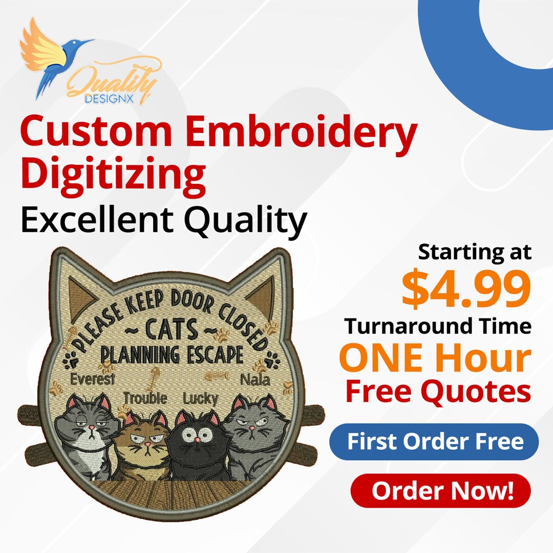 Custom Embroidery Digitizing, Embroidery Digitizing, Excellent Quality Embroidery Digitizing ...