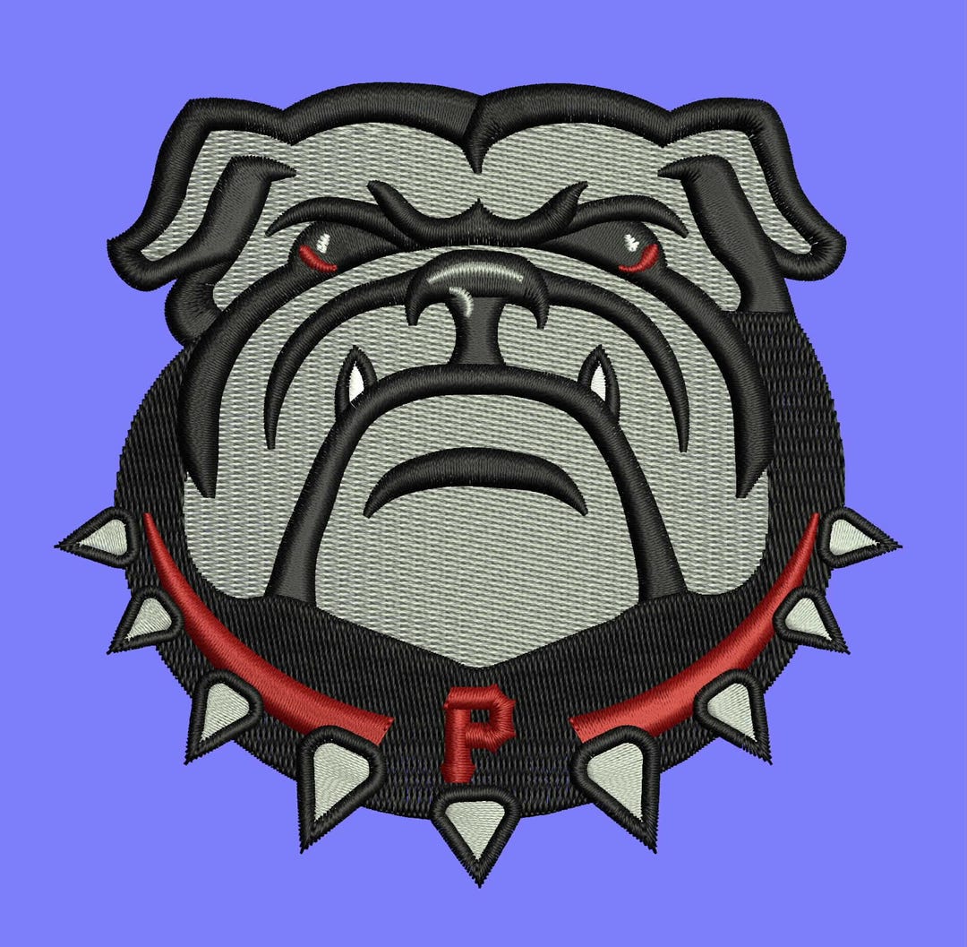 Angry Bulldog Digital Embroidery Design (dst,emb,pes,exp,cnd,hus,jef ...