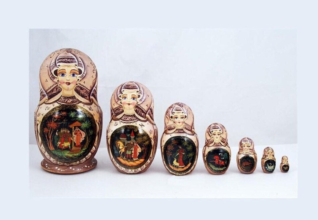The Sleeping Beauty Nesting Doll (7 Nests) - Etsy