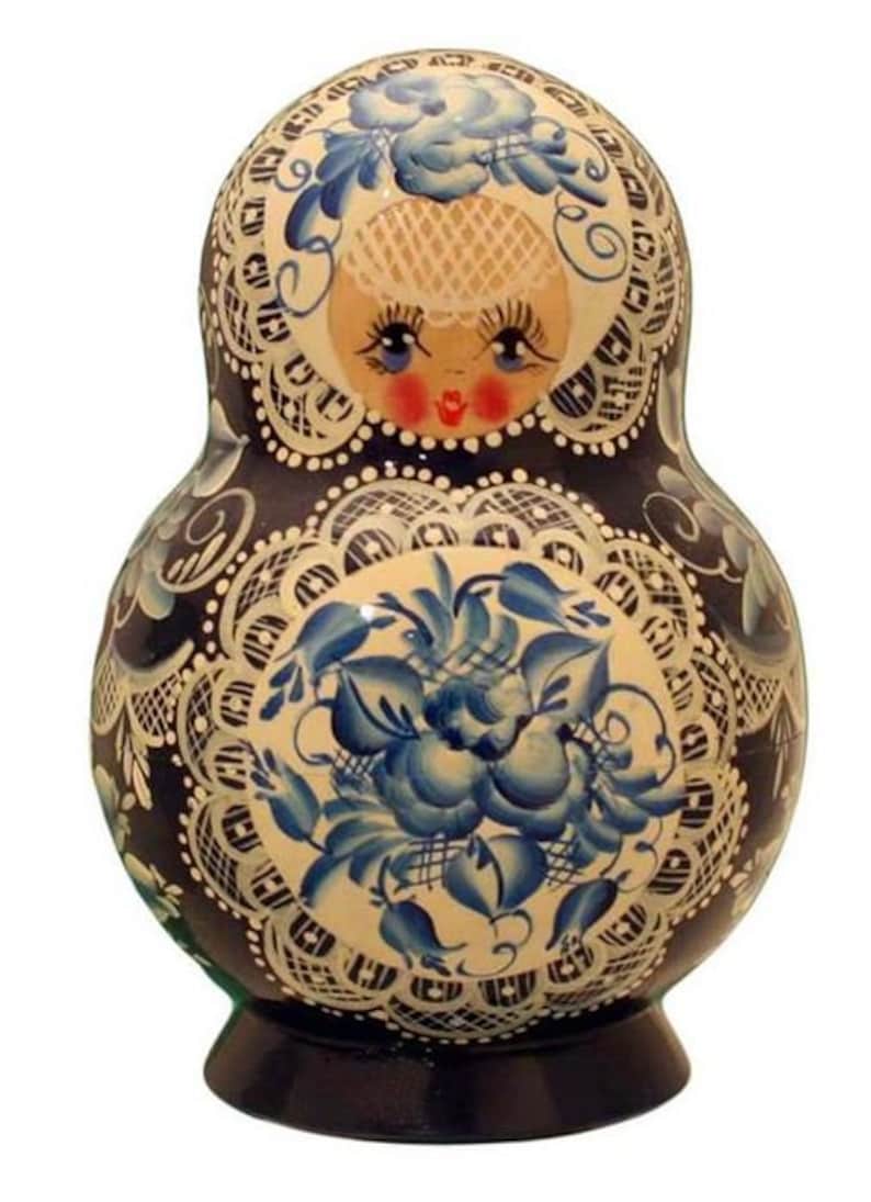 Blue Lace Nesting Doll (10 Nests) - Etsy
