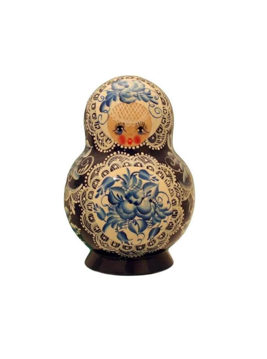 Blue Lace Nesting Doll (10 Nests) - Etsy