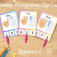Thanksgiving Count Clip Cards, Montessori Math Printable, Homeschooling ...