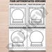 Printable Snow Globe Name Craft for Kids -winter Activity - Etsy