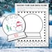 Printable Snow Globe Name Craft for Kids -winter Activity - Etsy