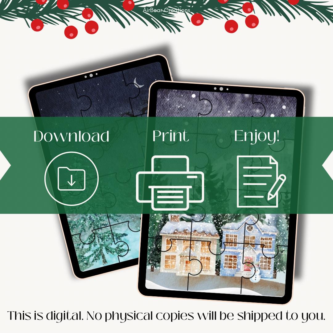 Christmas Morning Menu and Activity Pages / Preschool to Elementary Age ...