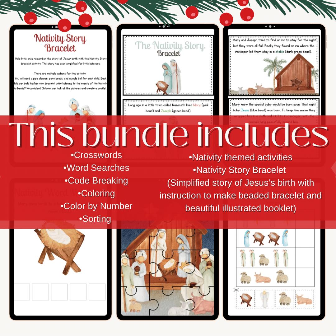 Christmas Morning Menu and Activity Pages / Preschool to Elementary Age ...