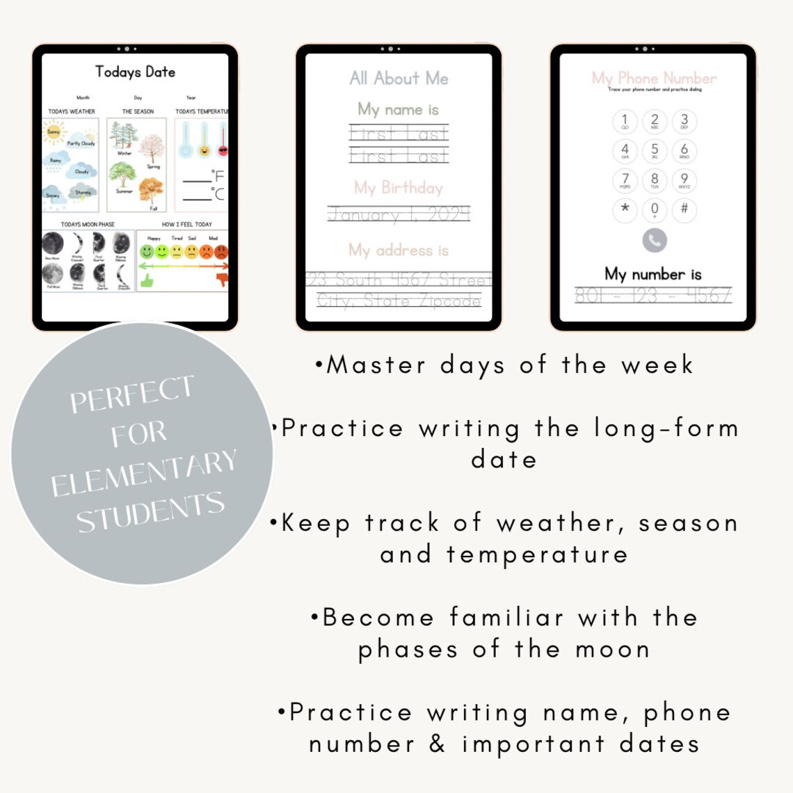 Homeschool Morning Menu / Prek-3rd Grade Unit / Instant Download / NEW ...