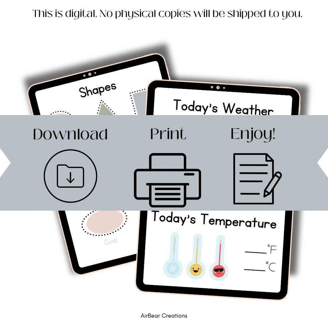 Homeschool Morning Menu / Prek-3rd Grade Unit / Instant Download / NEW ...