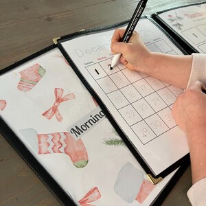 Christmas Morning Menu and Activity Pages / Preschool to Elementary Age ...