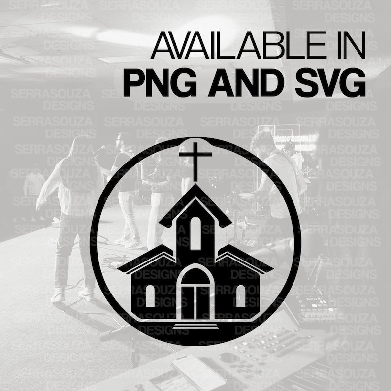 Church Logo Icon Bundle SVG and PNG (3 LOGOS) - Etsy