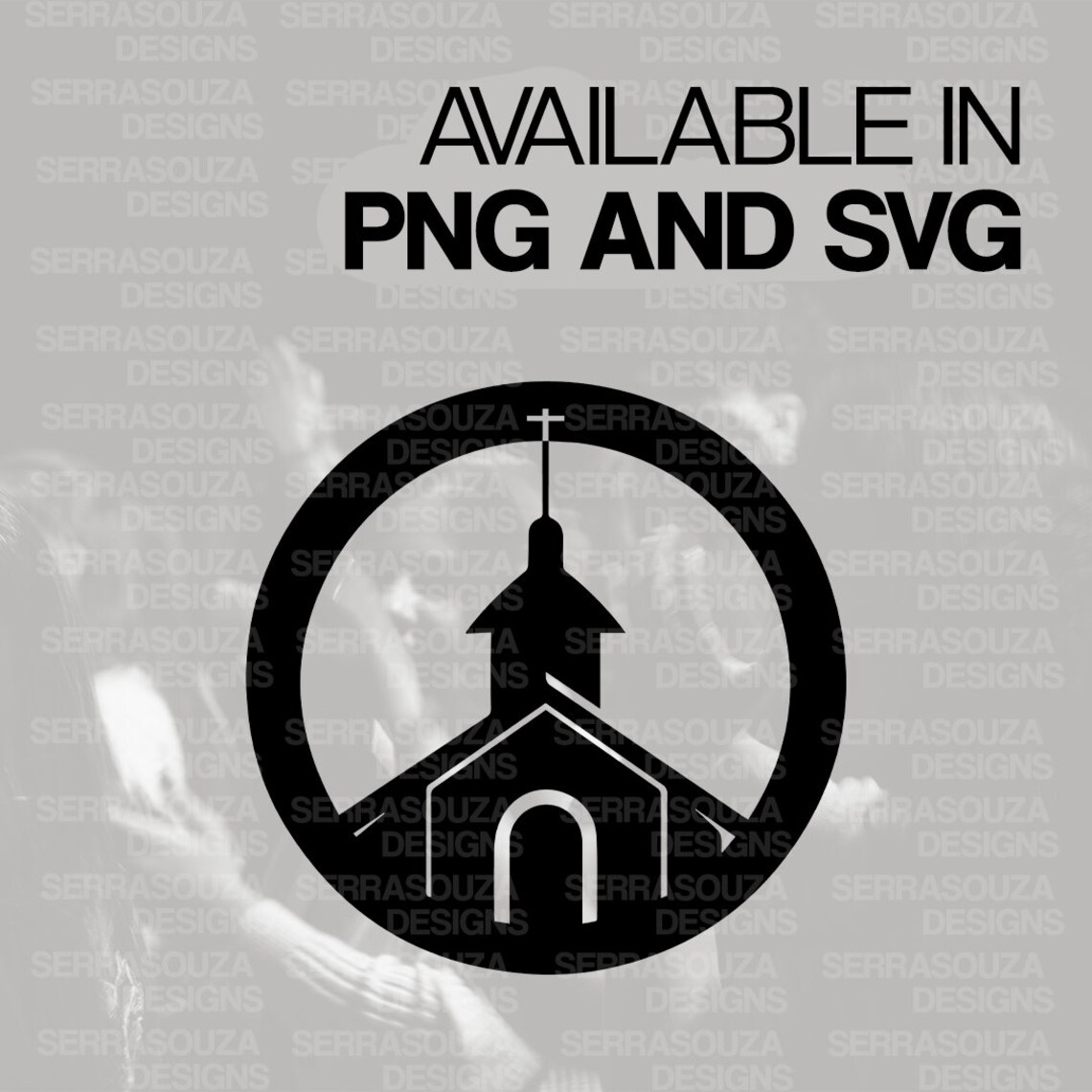 Church Logo Icon Bundle SVG and PNG (3 LOGOS) - Etsy