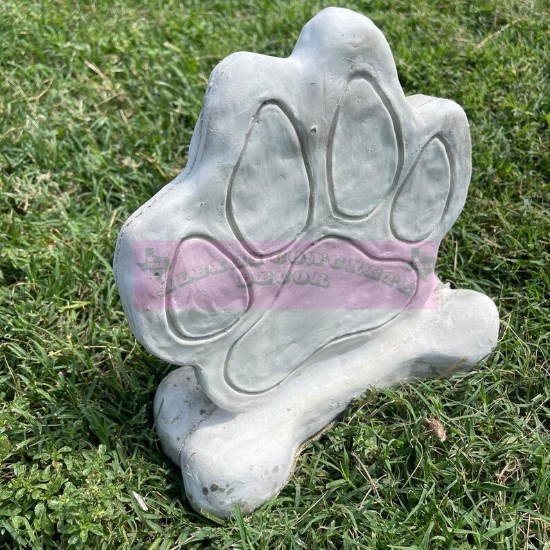 Paw With Bone Memorial - Etsy
