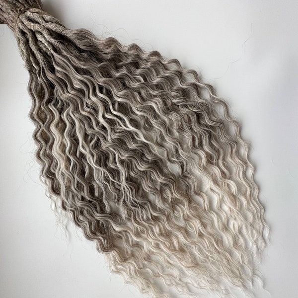 Grey Hair Extension - Etsy